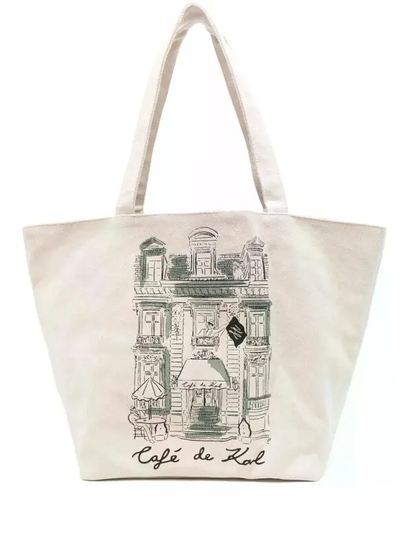 Karl Lagerfeld Reversible Canvas Tote