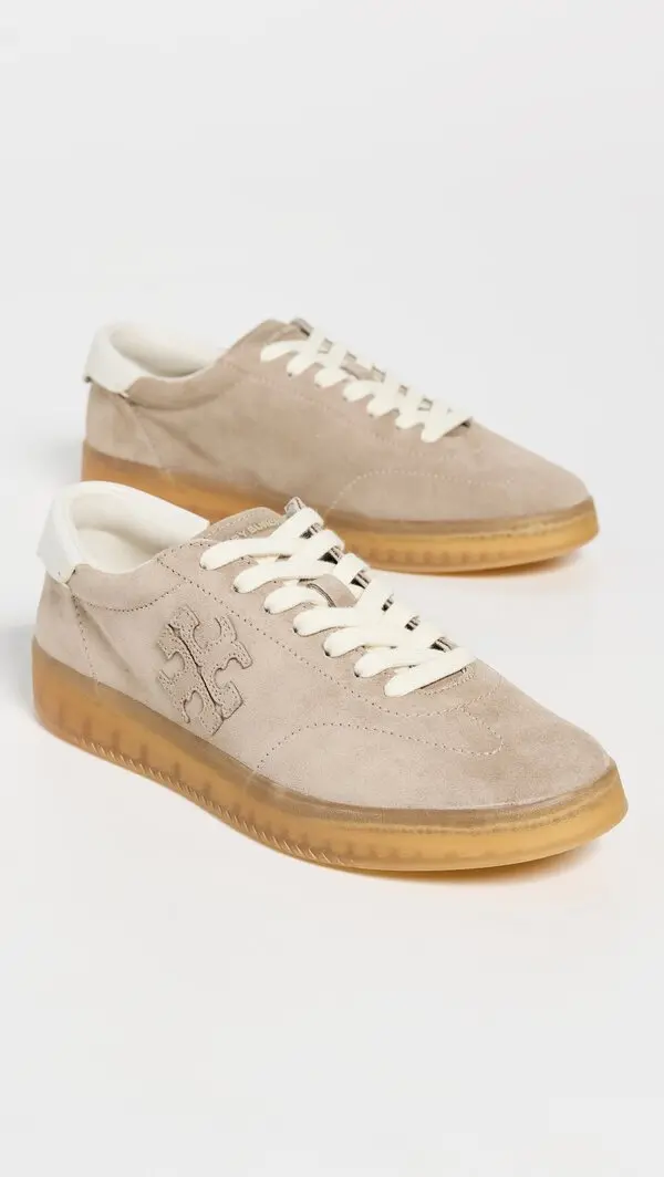 Tory Burch Phoenix Suede Sneakers - Avola/purity
