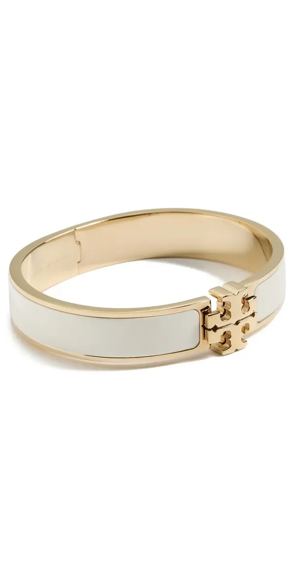 Tory Burch Icon Enamel Bracelet - Tory Gold/new Ivory