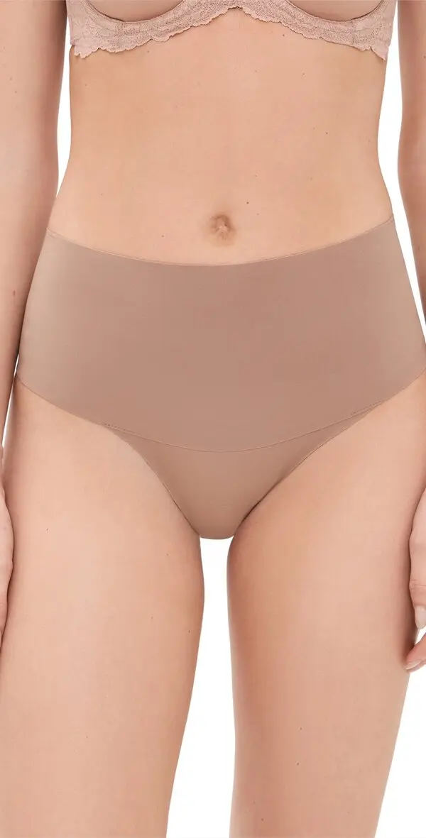 Spanx Tanga Panties - Cafe Au Lait