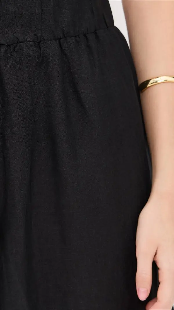 VITAMIN A Tallows Wide-leg Pants - Black