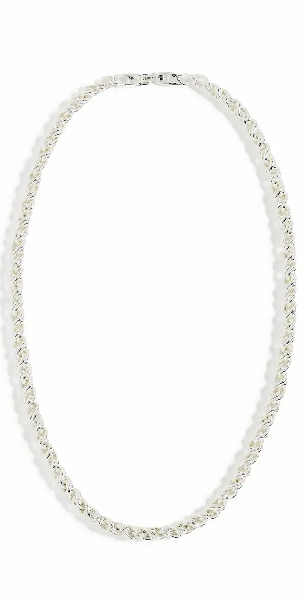 Jenny Bird Rizzo Chain Necklace - Silver