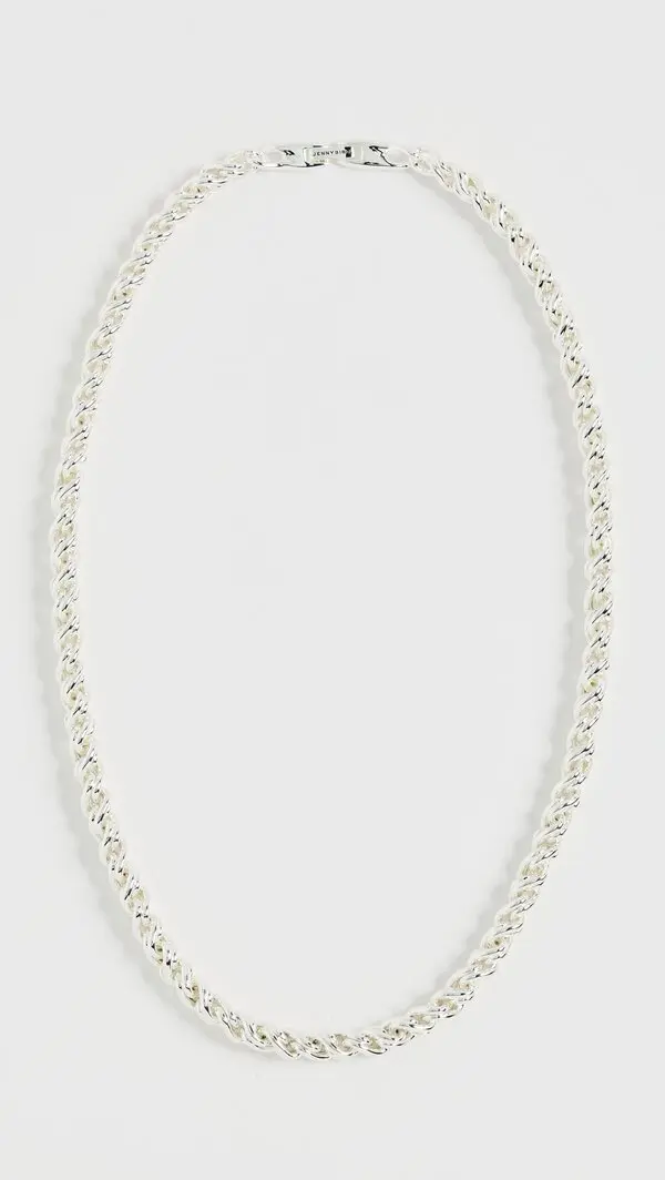 Jenny Bird Rizzo Chain Necklace - Silver