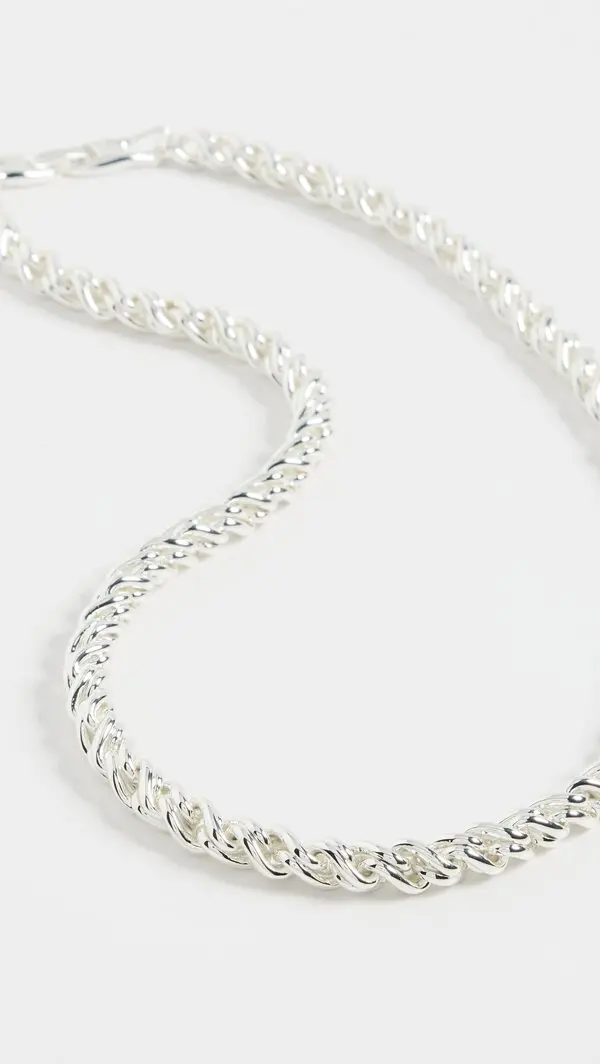 Jenny Bird Rizzo Chain Necklace - Silver