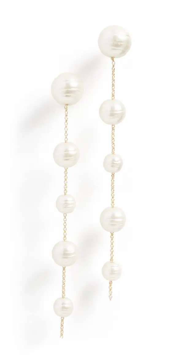 Baublebar Madeline Imitation Pearl Earrings - Pearl/gold