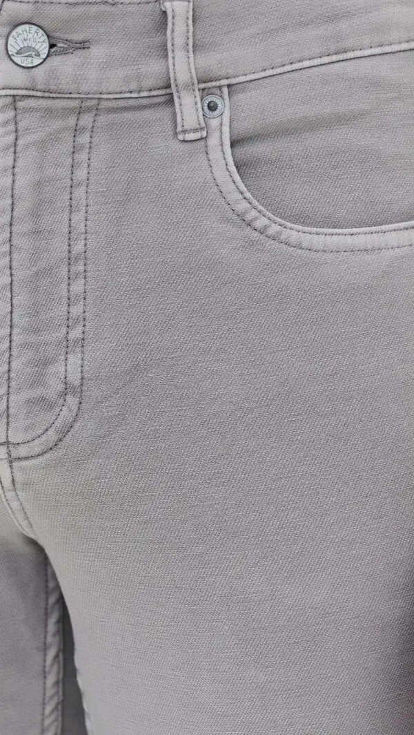 Faherty Brand Stretch Terry 5 Pocket Pants - Iron