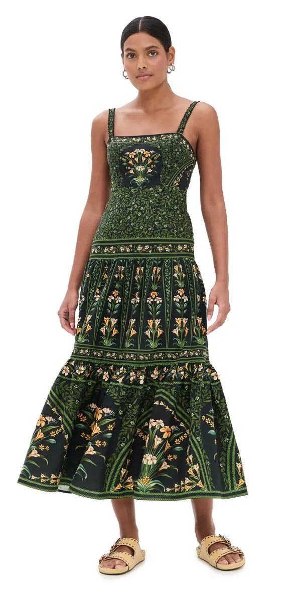 Farm Rio Floral Print Maxi Dress