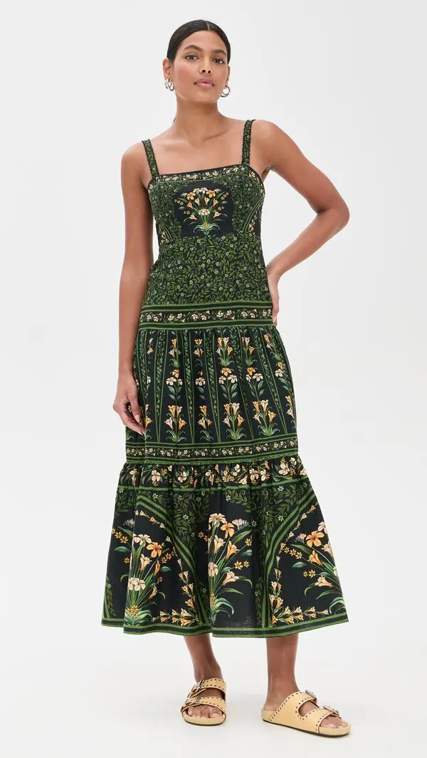 Farm Rio Floral Print Maxi Dress