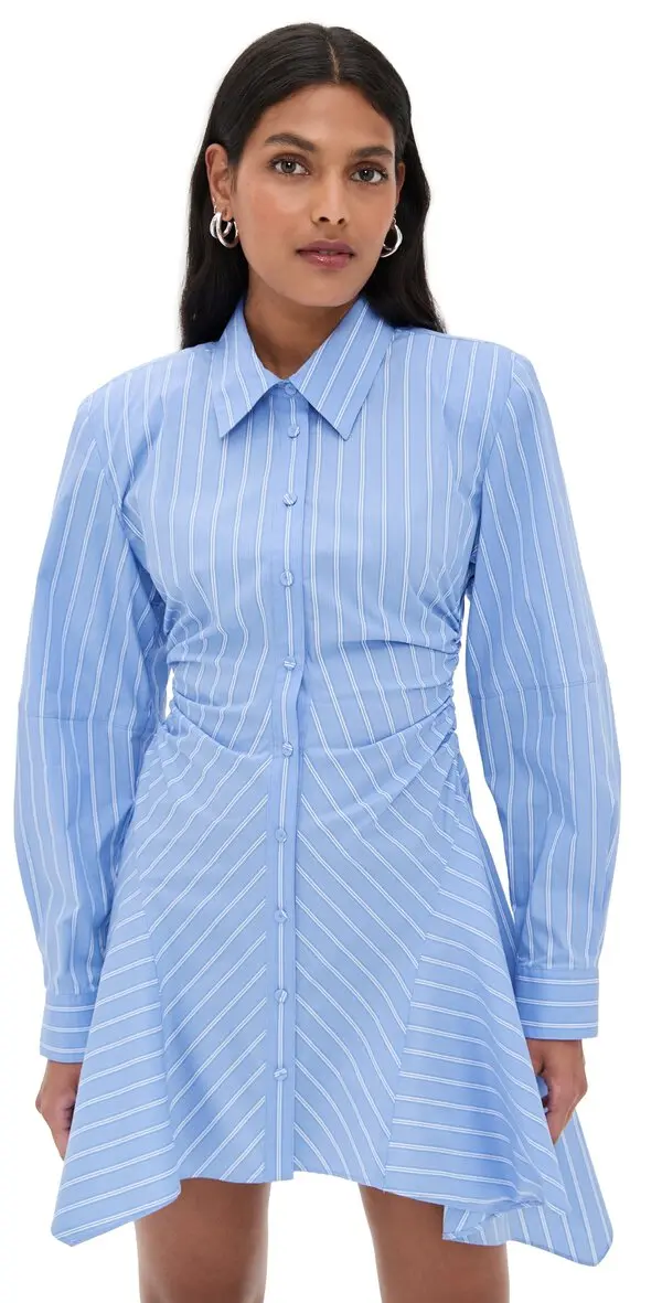 AKNVAS Deena Striped Mini Dress