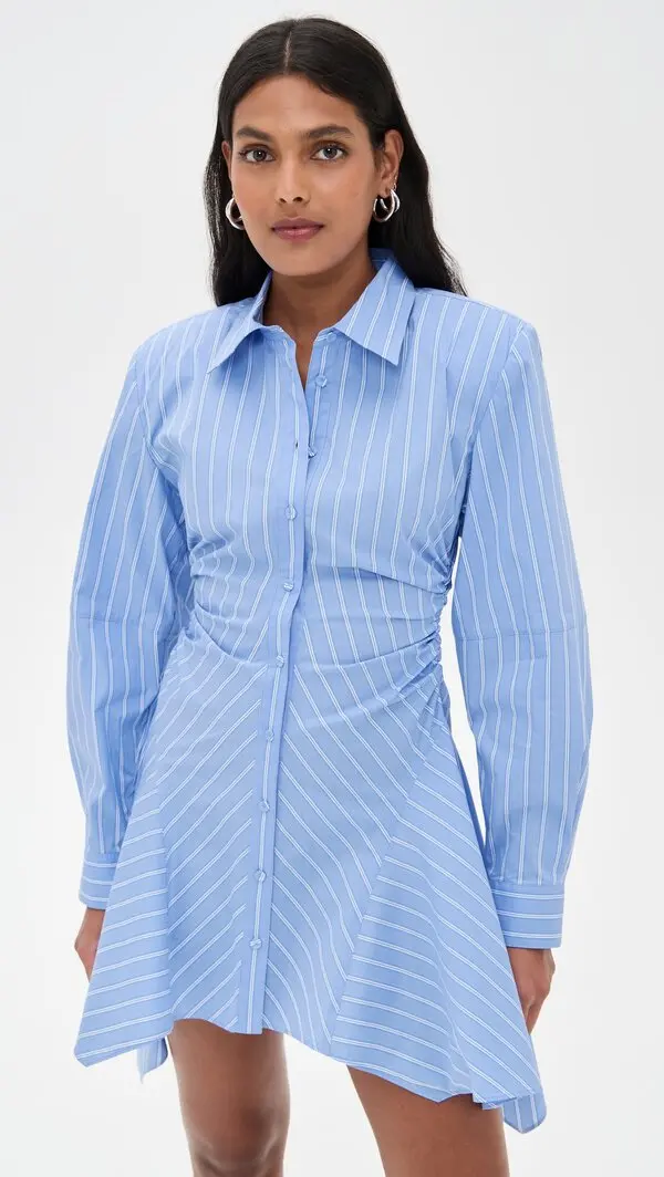 AKNVAS Deena Striped Mini Dress