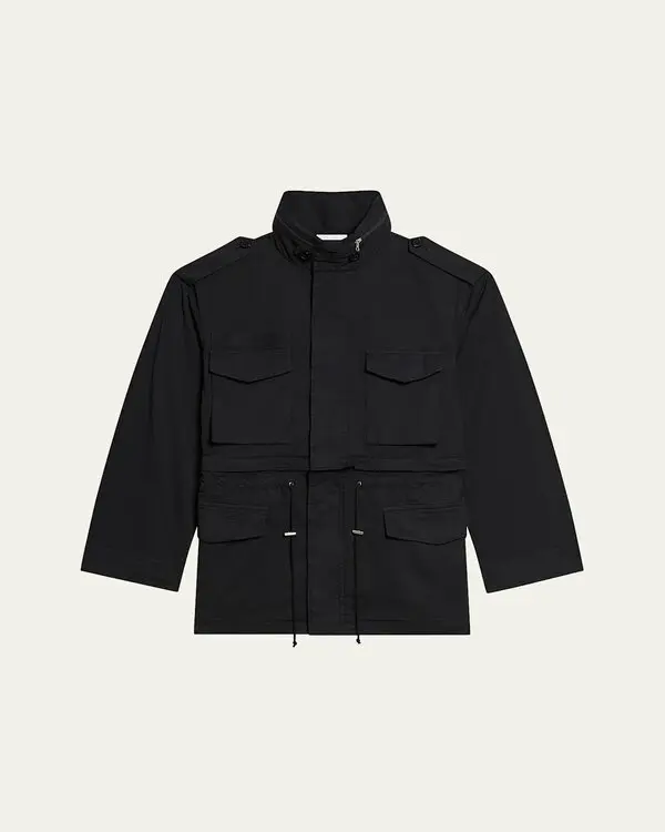 Helmut Lang Field Jacket With Stowaway Hood