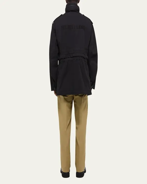 Helmut Lang Field Jacket With Stowaway Hood
