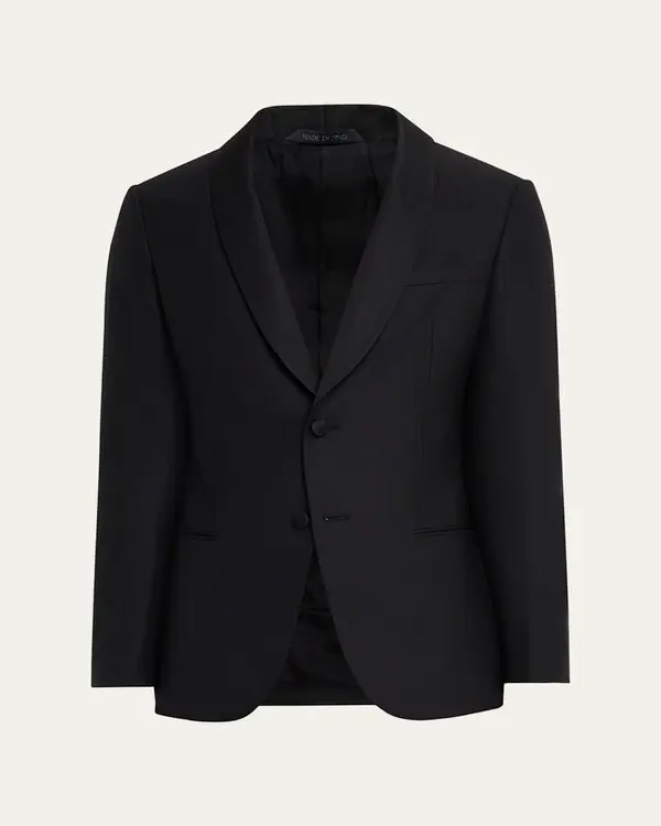 Giorgio Armani Smoking Soho Shawl-collar Tuxedo - Black