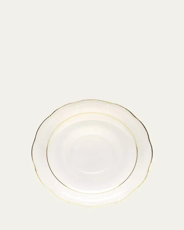 HEREND Golden Edge Saucer