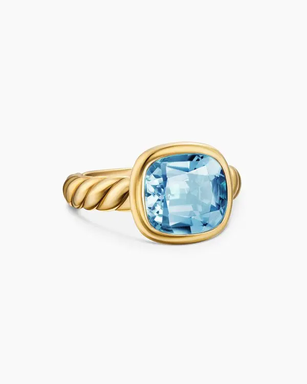 David Yurman Dy Mercer® Stone Ring - Sky Blue Topaz