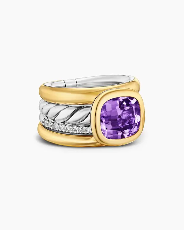 David Yurman Dy Mercer® Stone Ring - Amethyst