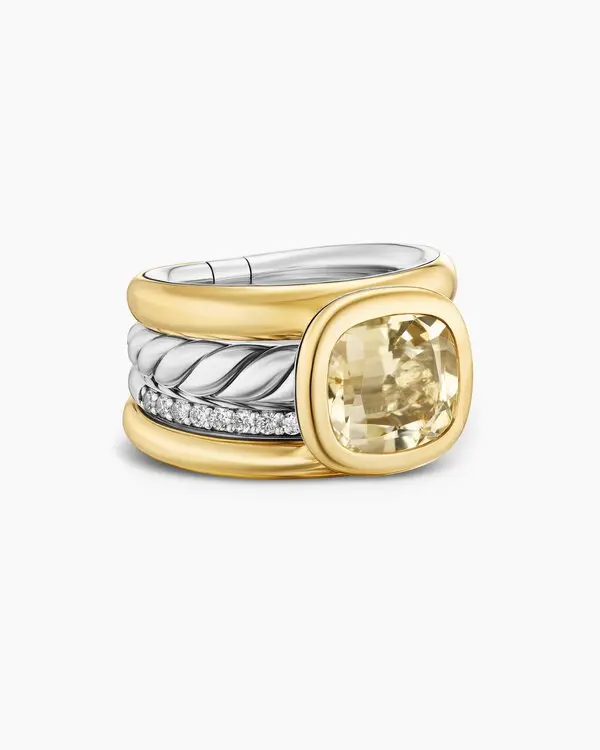 David Yurman Dy Mercer® Stone Ring - Champagne Citrine