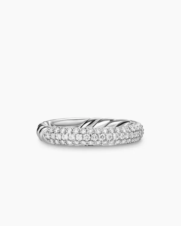 David Yurman Dy Mercer® Pavé Band Ring - Diamond