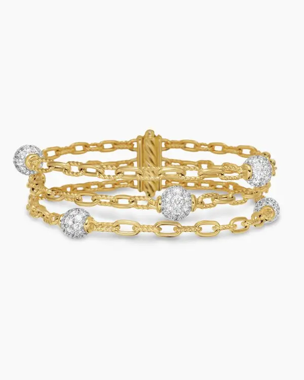 David Yurman Dy Madison® Pavé Bracelet - Diamond