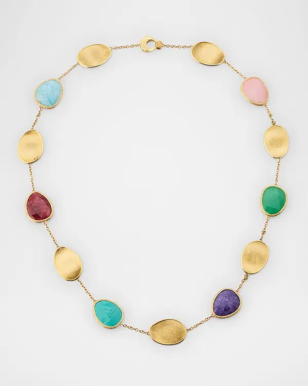 Marco Bicego Lunaria Necklace - Mixed Stone