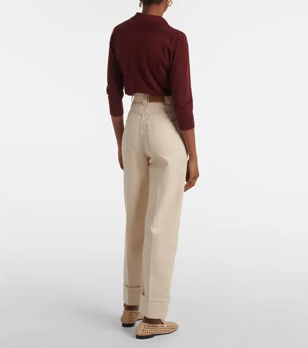 Loro Piana Garey High-rise Straight Jeans