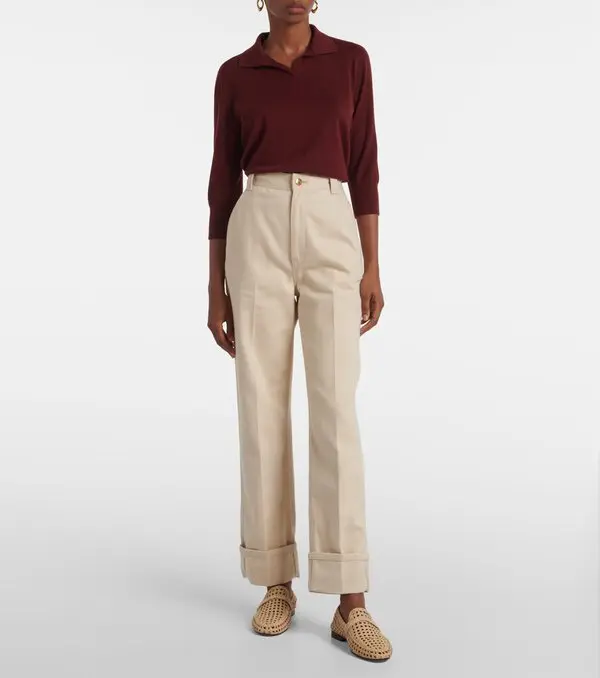 Loro Piana Garey High-rise Straight Jeans