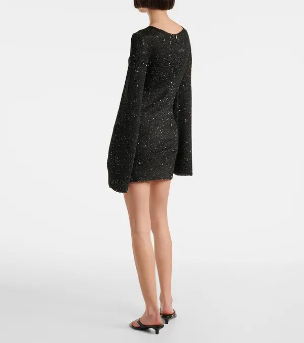BANANHOT Rey Crochet Minidress - Black