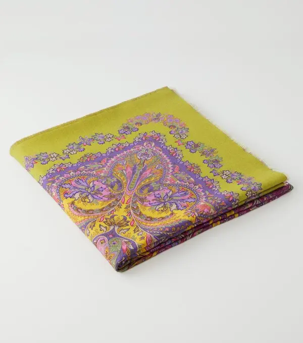 Etro Iris Wool Throw
