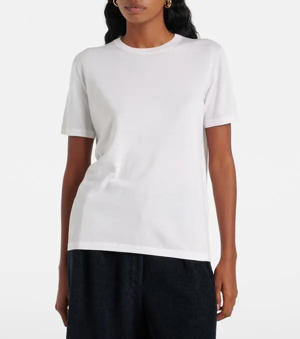 Loro Piana Angera Cotton T-shirt - White
