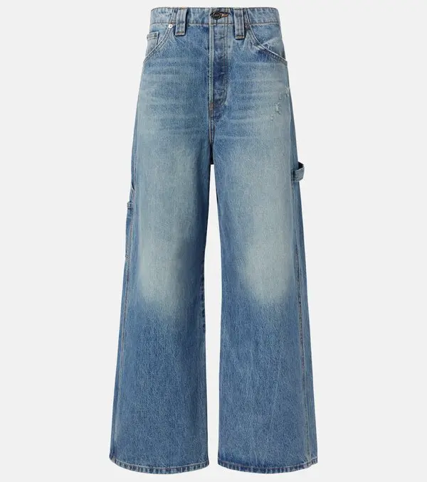 Khaite Sowen Wide-leg Jeans - Blue