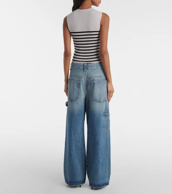 Khaite Sowen Wide-leg Jeans - Blue