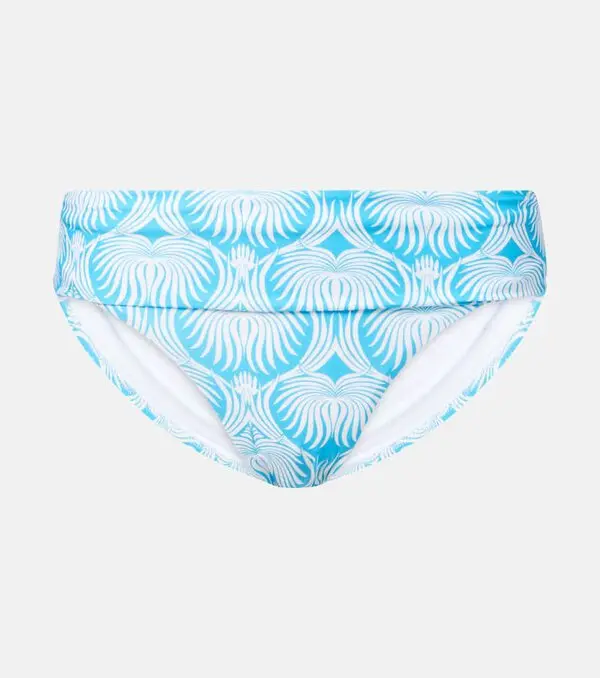 Melissa Odabash Brussels Printed Bikini Bottom - Blue