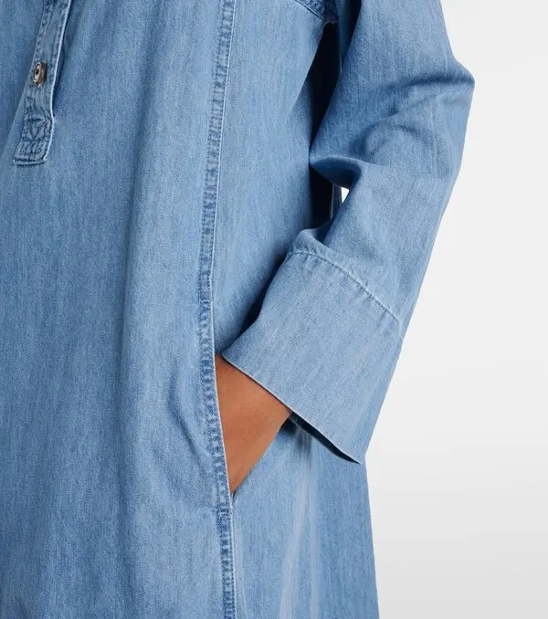 Dries Van Noten Denim Maxi Dress