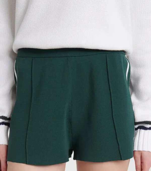 The Upside Les Border Evert Knitted Shorts