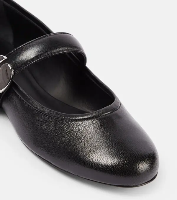 Coperni Leather Ballet Flats - Black