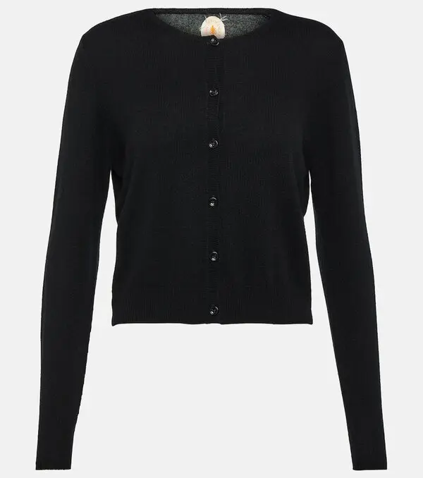 Jardin Des Orangers Cashmere Cardigan - Black