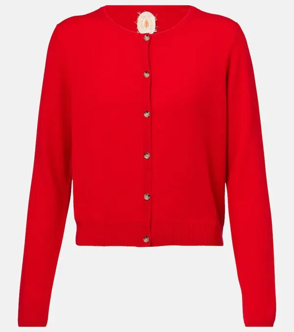 Jardin Des Orangers Cashmere Cardigan - Red