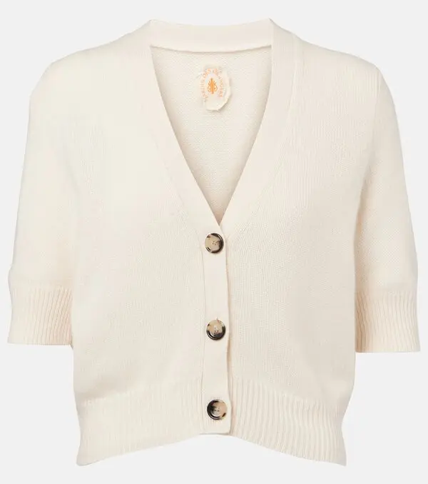 Jardin Des Orangers Cashmere Cardigan - White