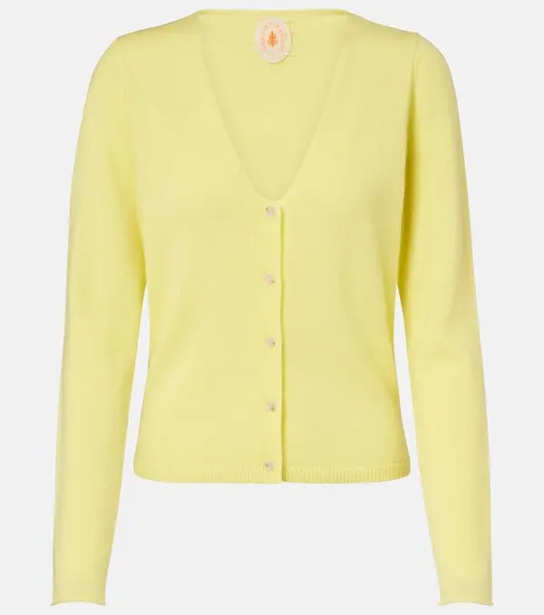 Jardin Des Orangers Cashmere Cardigan - Yellow