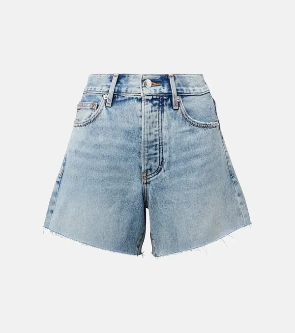 Veronica Beard High-rise Denim Shorts