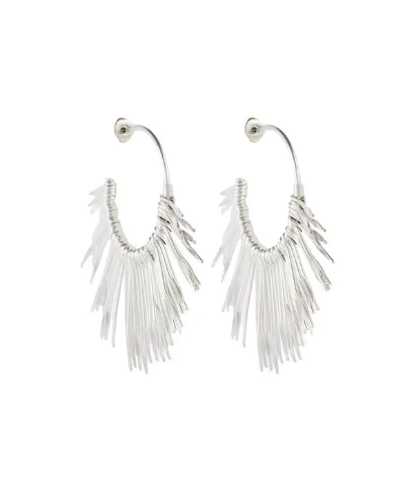 Isabel Marant - Fringed Hoop Earrings