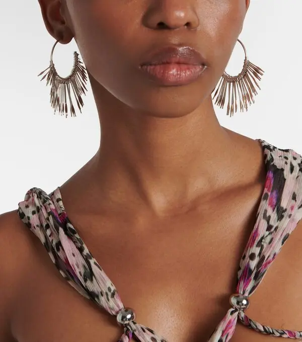 Isabel Marant - Fringed Hoop Earrings