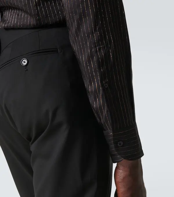 TOM FORD Pinstripe Silk Shirt