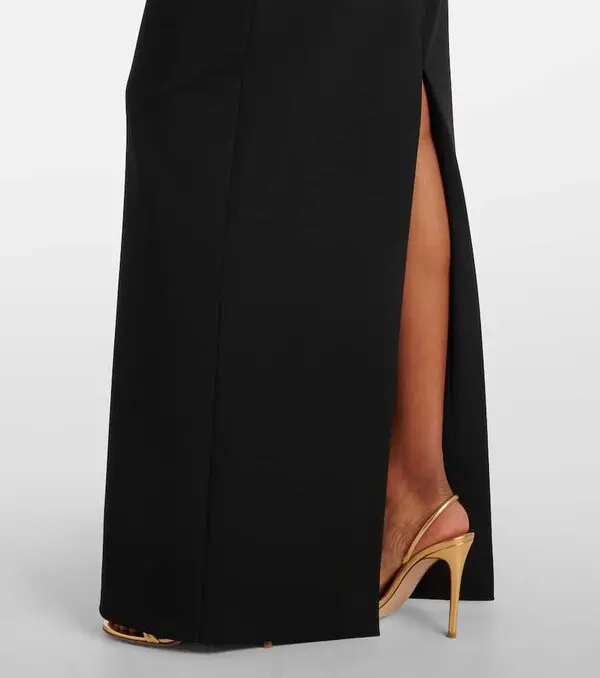 Solace London Malla Crepe Corset Maxi Dress