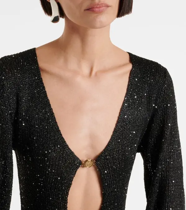 BANANHOT Rey Crochet Minidress - Black