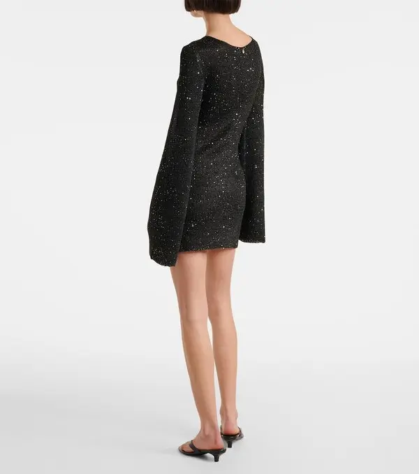 BANANHOT Rey Crochet Minidress - Black