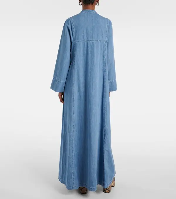 Dries Van Noten Denim Maxi Dress