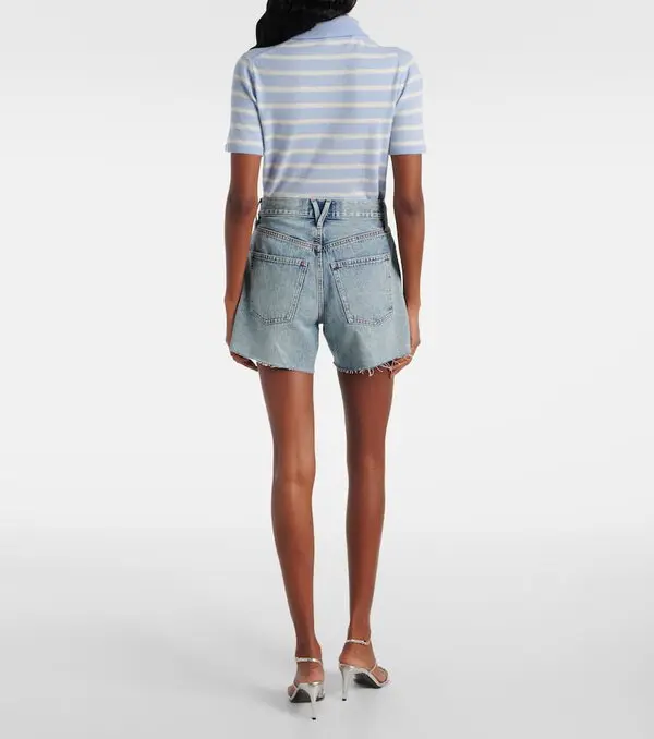 Veronica Beard High-rise Denim Shorts