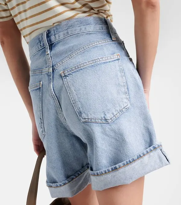 AGOLDE Dame High-rise Denim Shorts