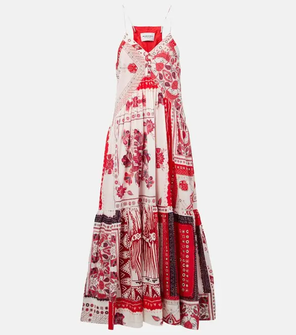 MARANT ETOILE Sabbage Printed Midi Dress